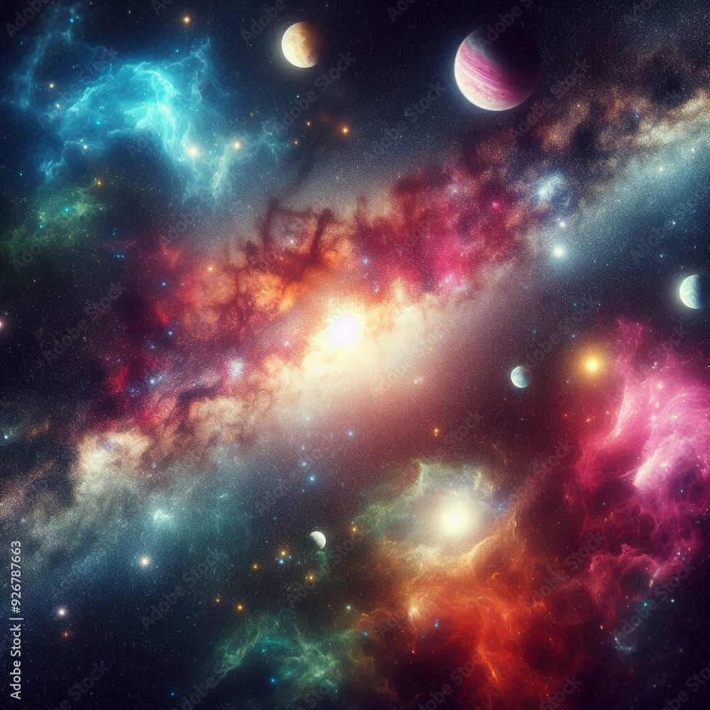 Seamless space texture background. Stars in the night sky with purple ...