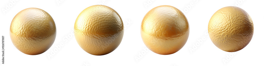 3d strange sphere irregular shape, plaster texture on transparent ...