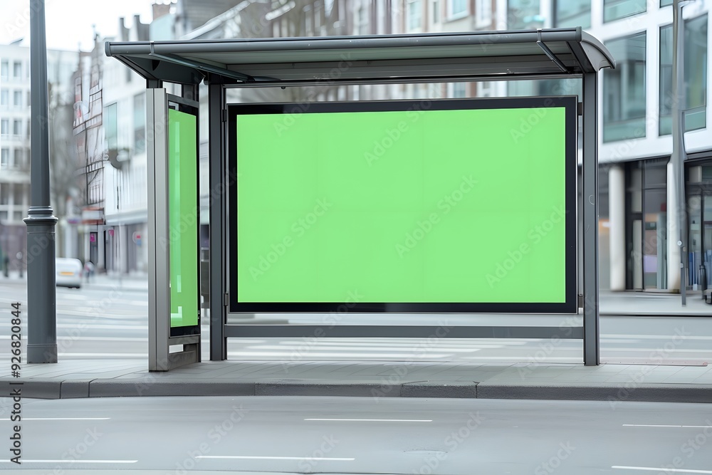 professional Green Screen Chroma Key Marketing Advertisement Billboard ...