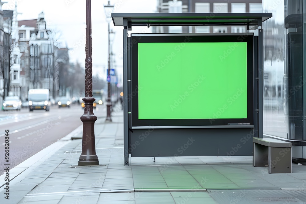professional Green Screen Chroma Key Marketing Advertisement Billboard ...