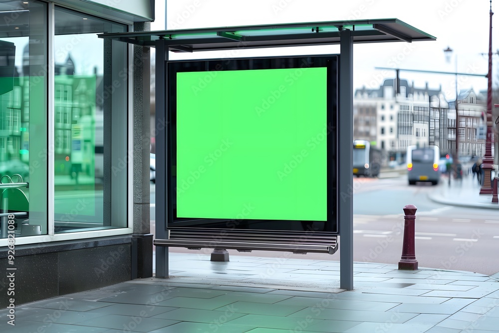 professional Green Screen Chroma Key Marketing Advertisement Billboard ...