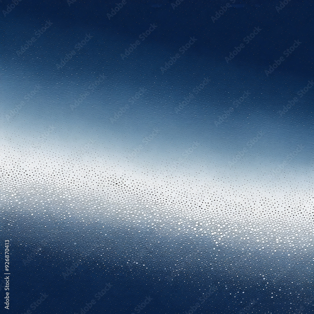 물방울 같은 요소들이 추가되어 신선함과 청량감을 주며 전체적으로 차분하고 사색적인 분위기를 연출하는 코발트 블루의 부드러운 그라데이션이 특징인 디자인으로 질감은 고운