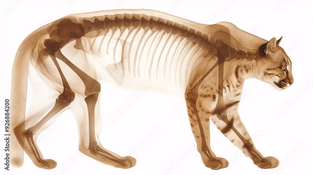 X-Ray Vision: A Strikingly Detailed X-Ray Image of a Lynx Skeleton ...