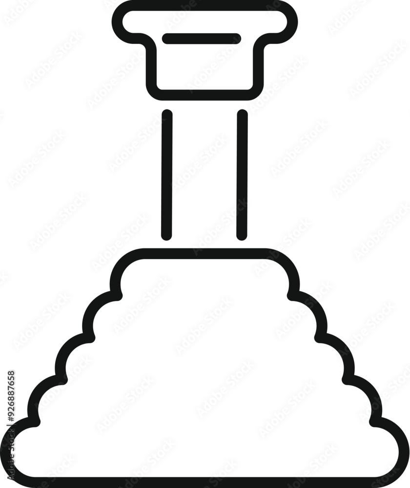 Simple black and white line drawing of a car gear lever shifting speed ...