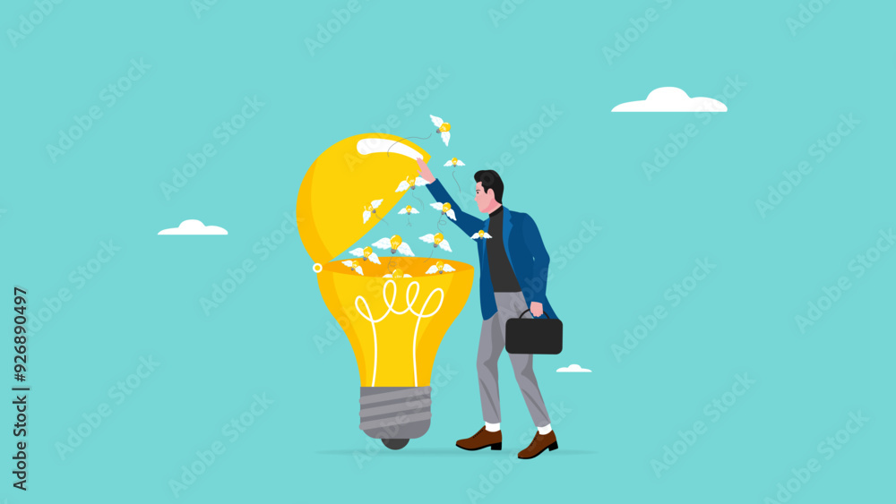 Idea generation, process of developing ideas to inspire the emergence ...