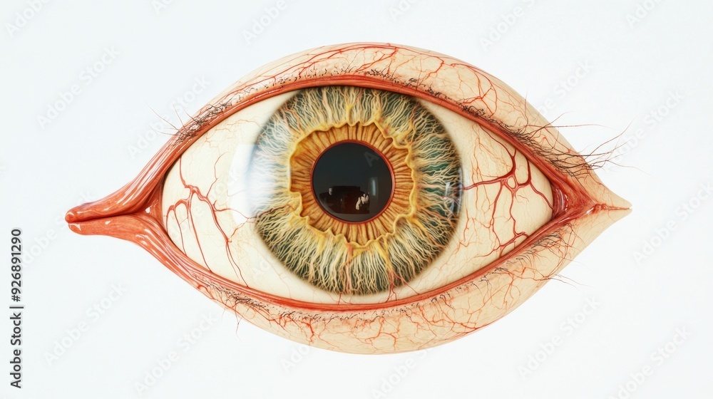Human Eye Anatomy: High-Resolution Image - Detailed Visual Guide Stock ...