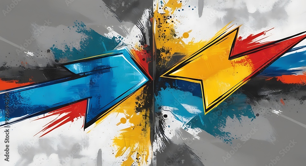 An image depicting the concept of conflict mediation, showcasing ...