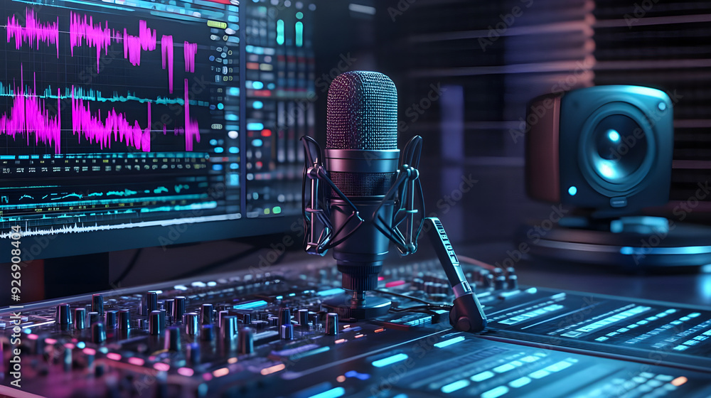 3D Broadcasting Microphone Overview High-tech microphone for audio ...