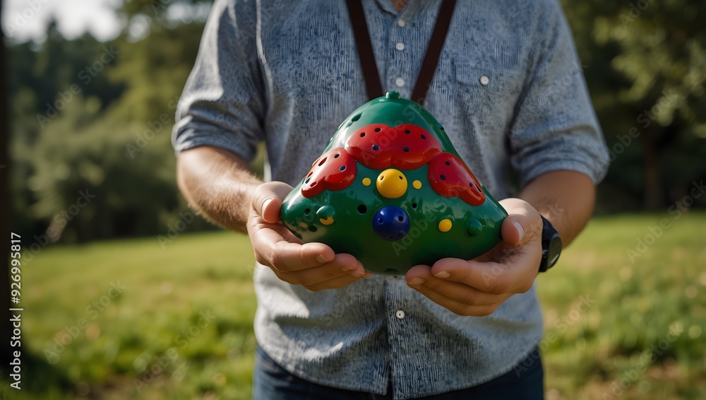 A step-by-step guide on how to play a simple tune on an ocarina for ...