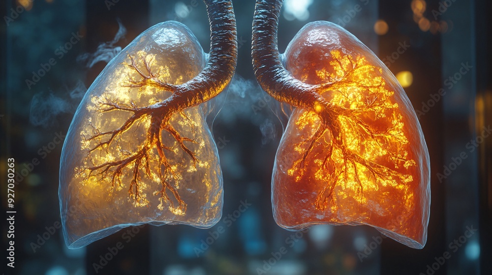 3D Lungs with Lung Transplant: A realistic depiction of the anatomy of ...
