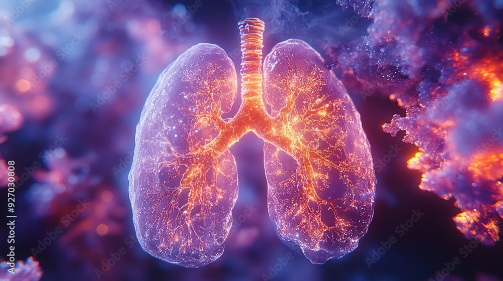 3D Human Lungs with Pleural Effusion: A detailed depiction of fluid ...
