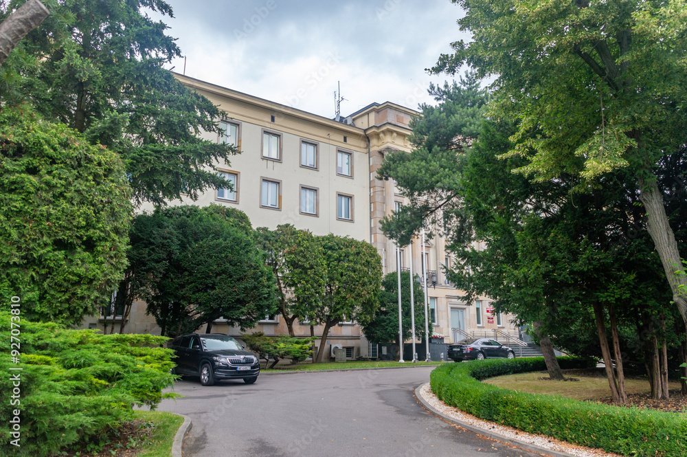 Warsaw, Poland - June 22, 2024: National Police Headquarters building ...
