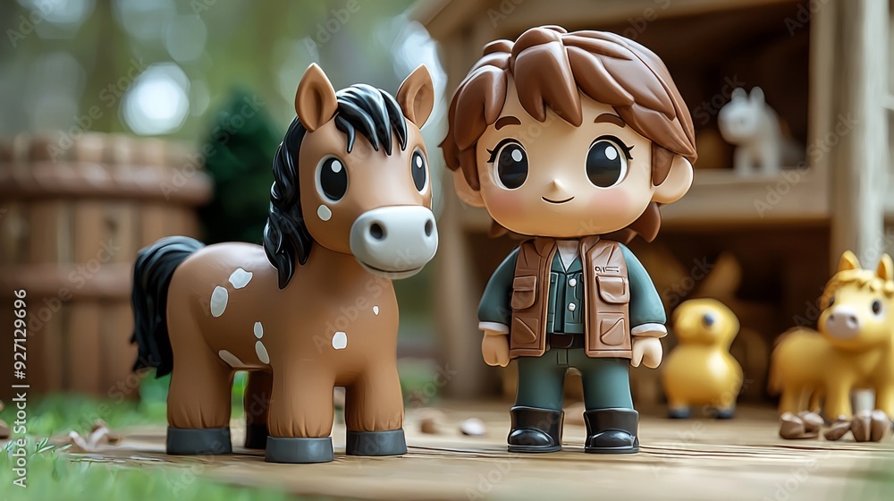 240801 93. Adorable clay young rider with show jacket, full body ...