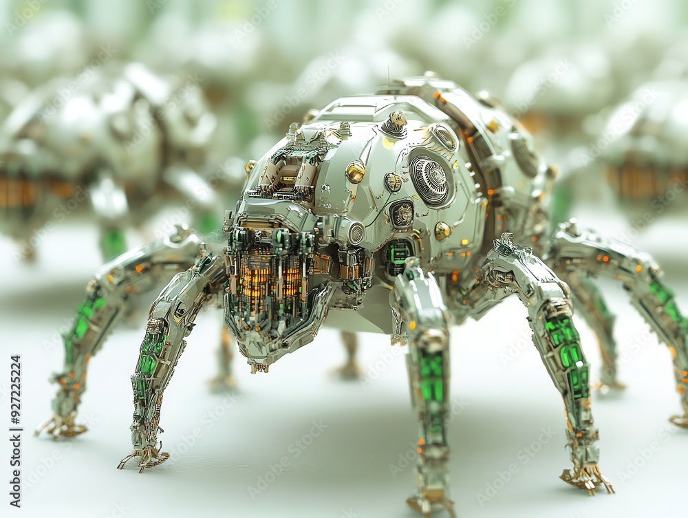 Conceptual Design Of A Swarm Of Micromachines Working Together To