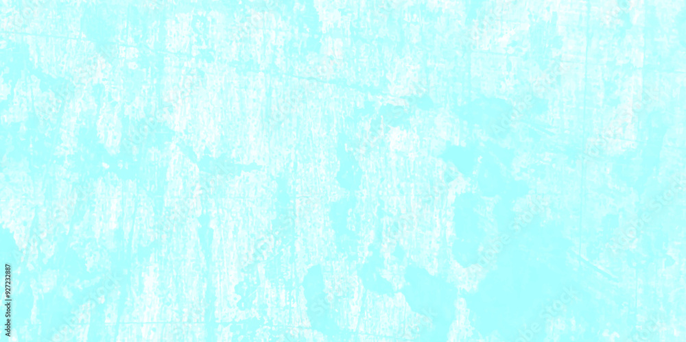 Abstract light blue grunge background with scratches and cracks wall ...