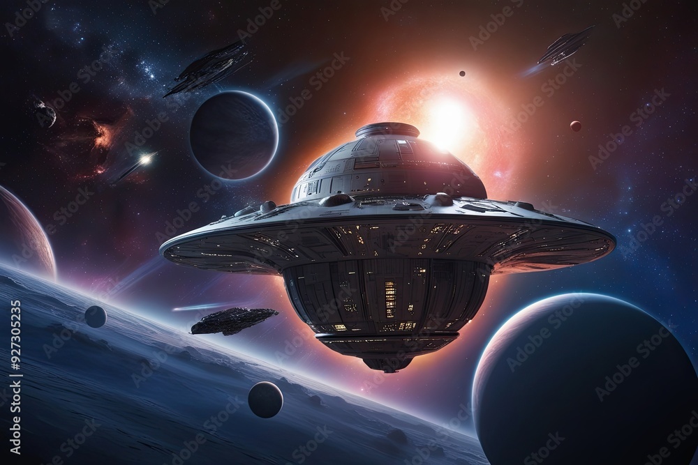 Futuristic 3D Visualization of Proxima Centauri Colonization Mission ...
