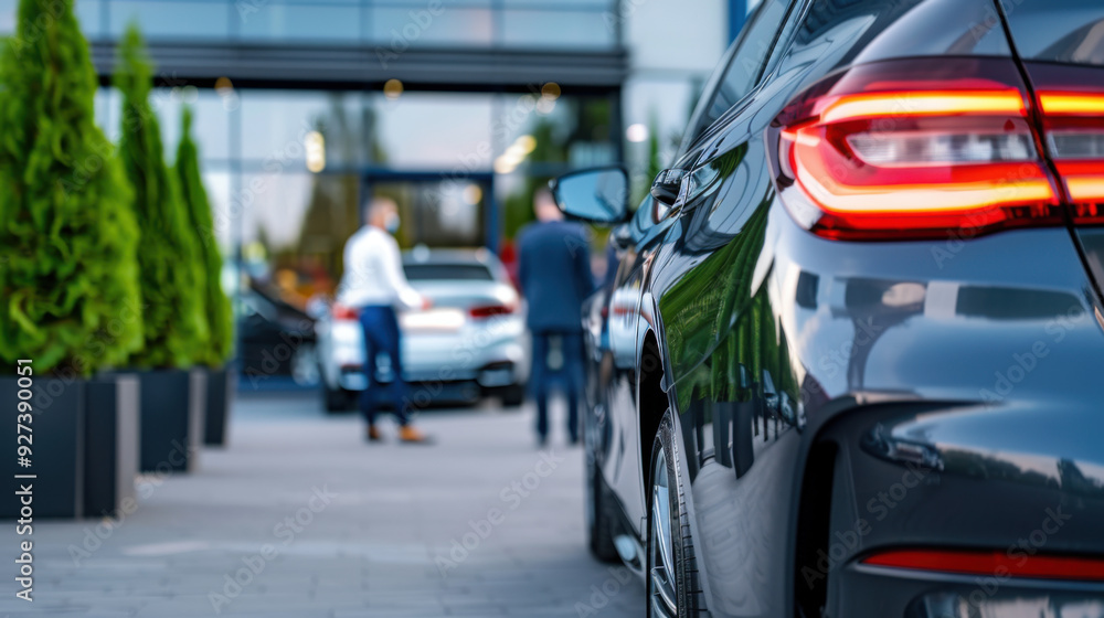 Collection of images showcasing luxury car dealership exteriors and ...