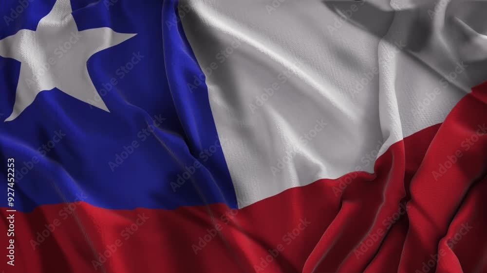 Chile Flag, Chile Flag Waving, Flag Motion Graphics, Flag of Chile ...