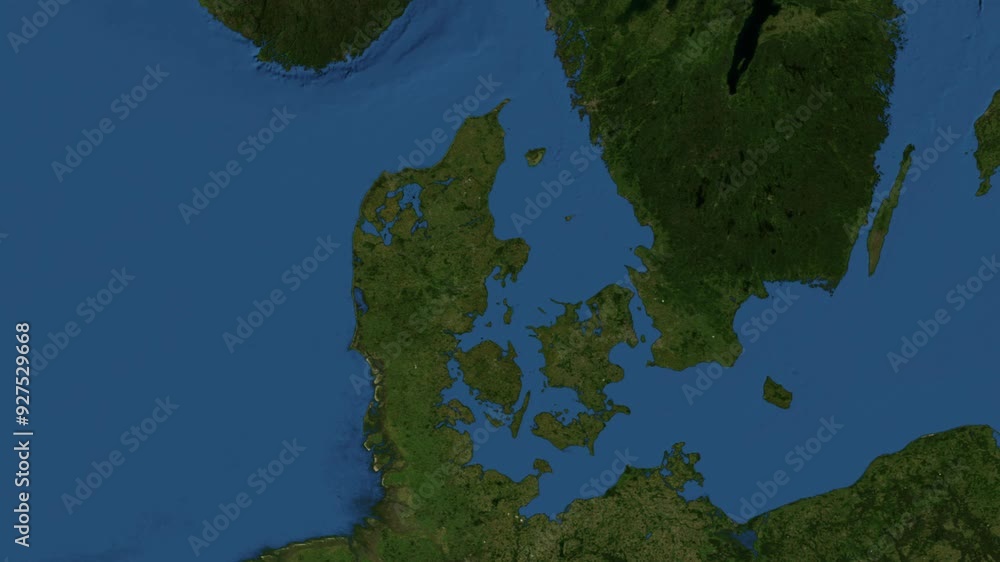 Zoom from Earth to Denmark. (No Border) World map province animation ...