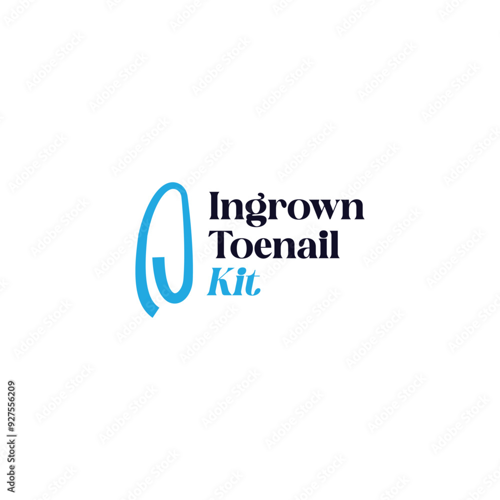 unique Ingrown toenail kit icon logo design vector inspiration with ...