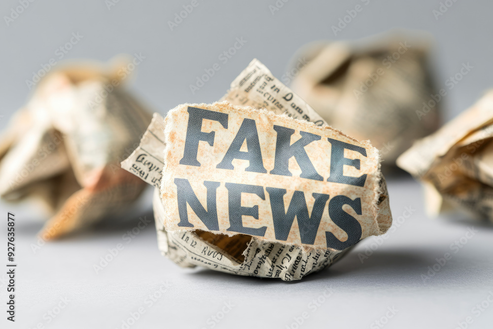 Explore a creative visual representation of misinformation and media ...