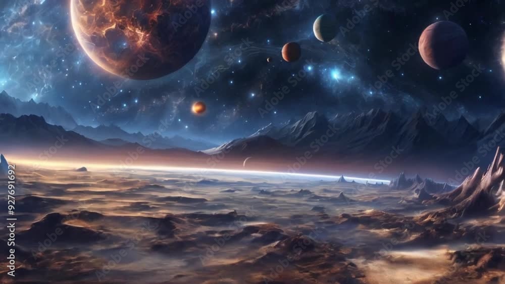 ufo in the space of colorful HD high resolution with hyper realistic ...