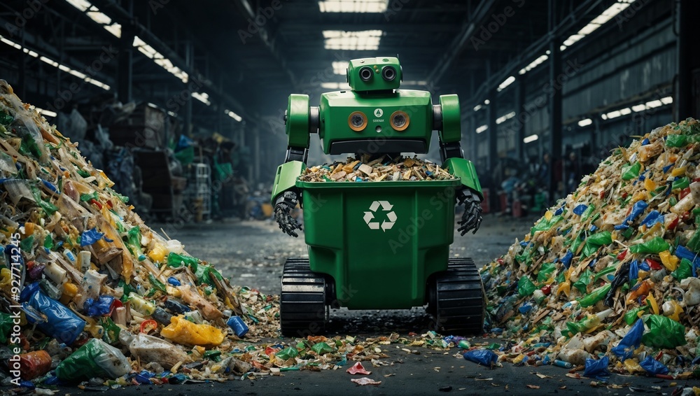 Green recycling and waste management standards are when automated ...