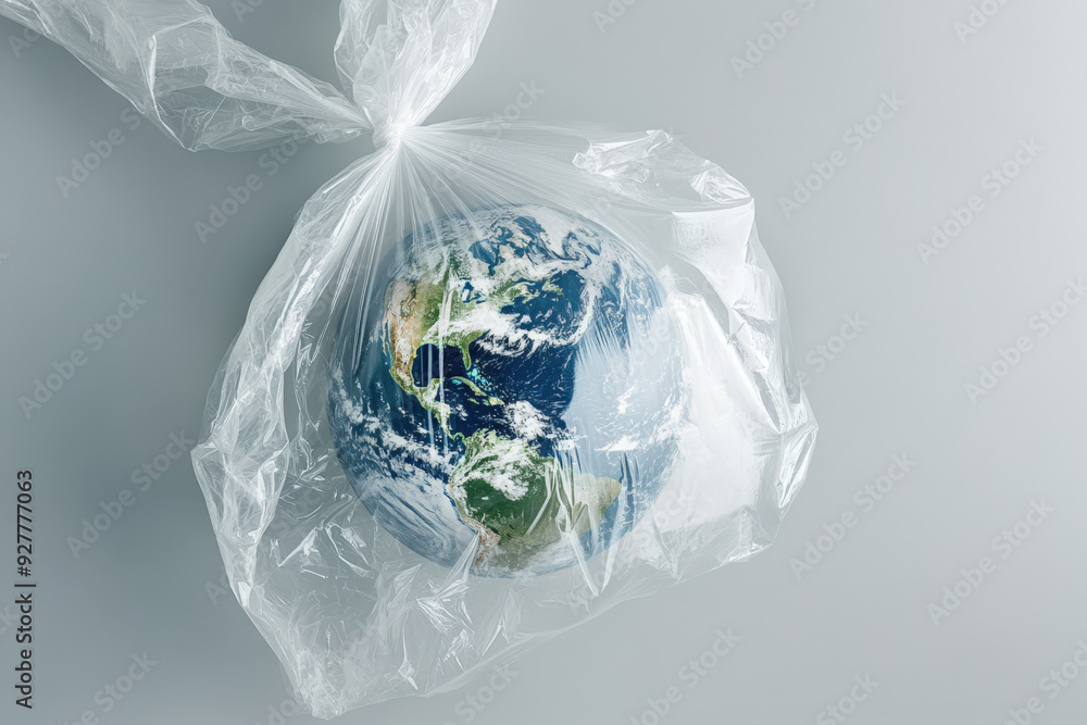 Plastic bag is suffocating planet earth, raising awareness about ...