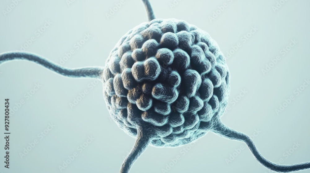 Microscopic View of Cultured Meat Cell Structure Highlighting ...