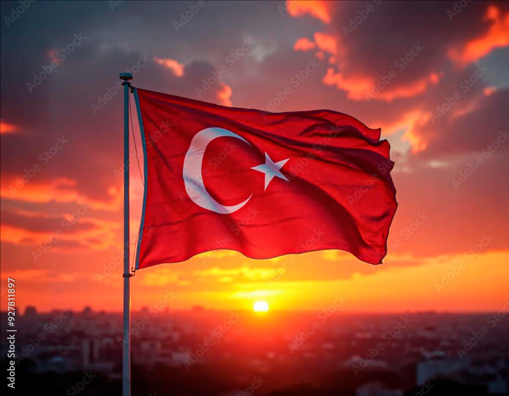 turkey's flag is a symbol of the country's independence and sovereignty ...