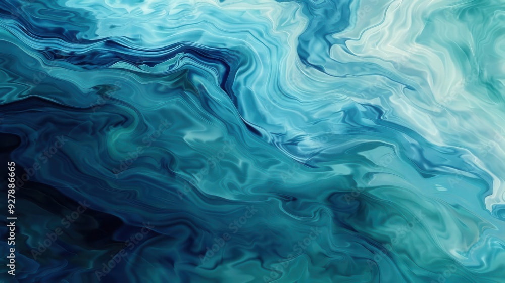 Water elemental with flowing streams and aquatic life, water elemental ...