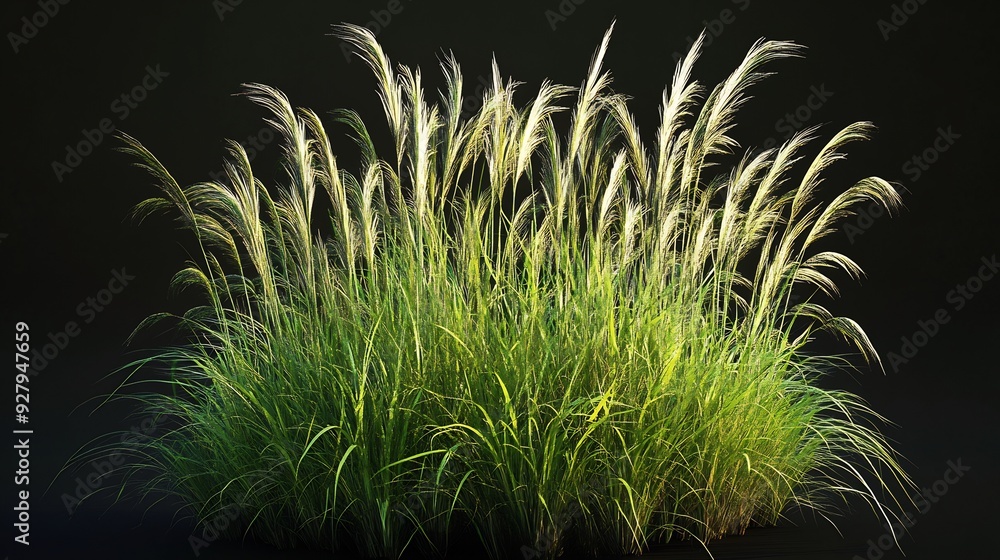 Mixed prairie grass bed featuring tall bluestem and switchgrass, ideal ...