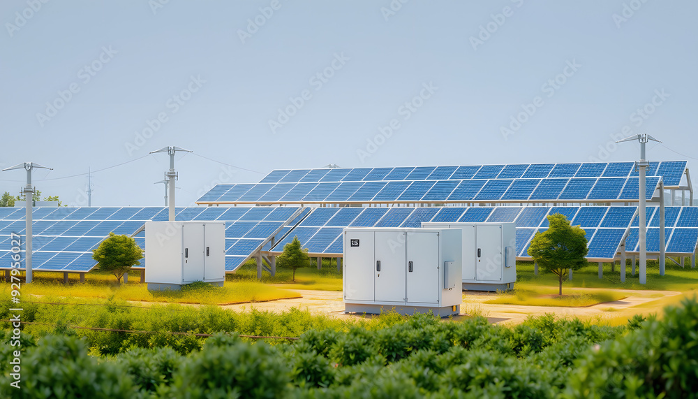Solar City, Battery energy storage system, Solar power plant, ESS ...