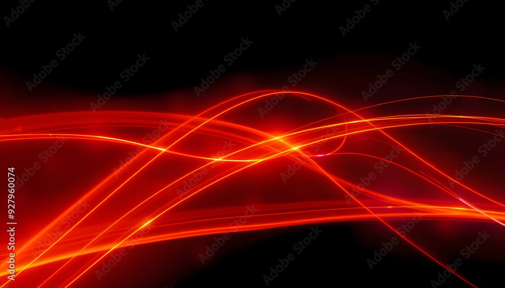 Glowing magic light effect and long trails fire motion, vector art and ...