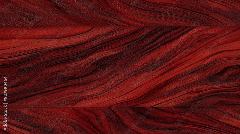 rich mahogany wood grain texture with deep red-brown tones and subtle variation Stock ...