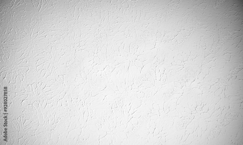 White textured wall or ceiling with plaster painted. Flat light texture ...