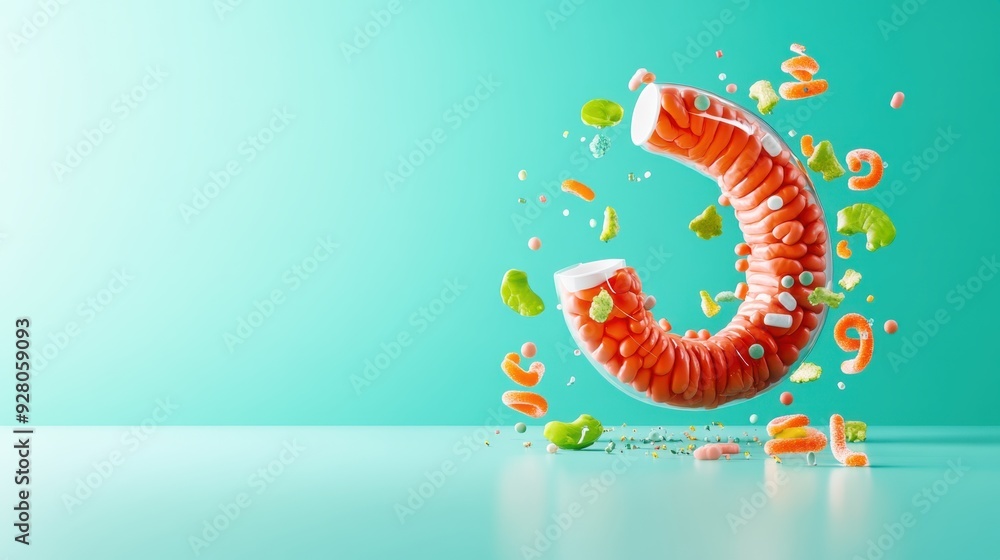 Understanding the Human Sigmoid Colon in Digestion - 3D Visualization ...