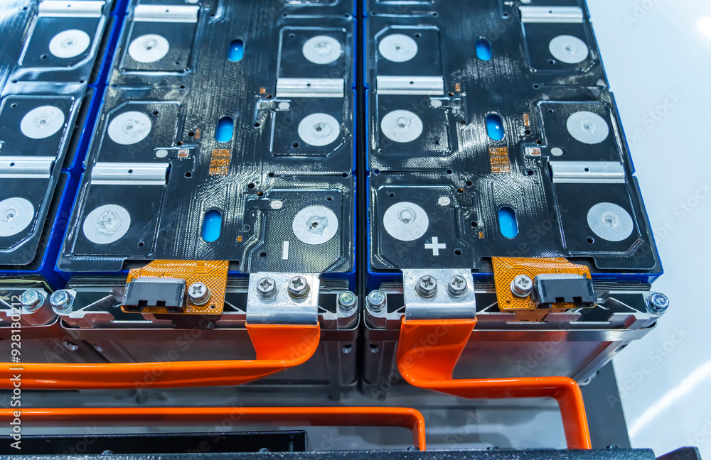 Electric vehicle lithium NMC battery for EV car energy storage. Lithium-ion cell pack or High ...