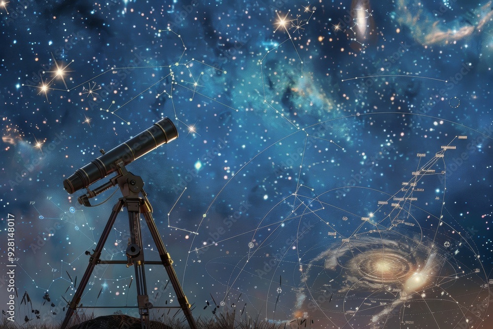 Telescope tracking of star signs involves the precise observation and ...