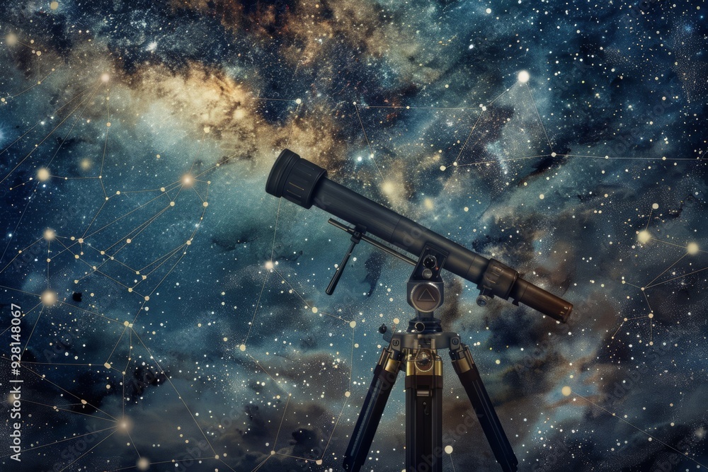 Telescope tracking of star signs involves the precise observation and ...