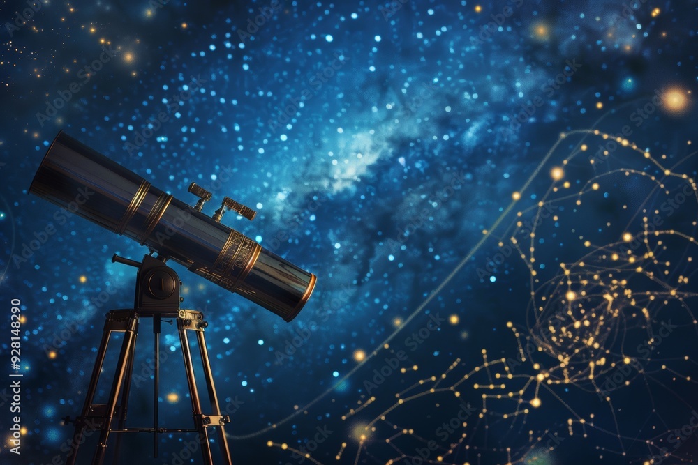 Telescope tracking of star signs involves the precise observation and ...
