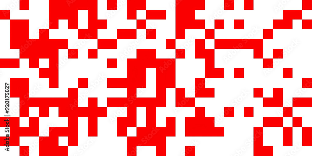 Red pixel pattern abstract background texture design graphic geometric ...