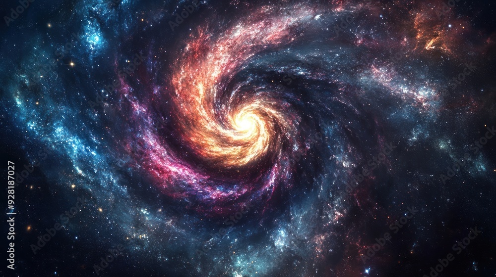 High resolution image of Spiral galaxy vortex for space vortex themed ...