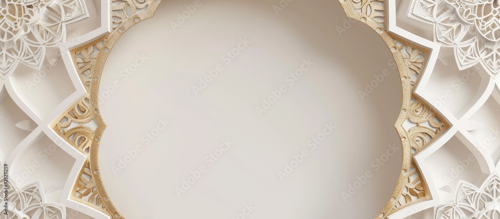 Elegant Islamic Background with Arabic mandala pattern Stock ...