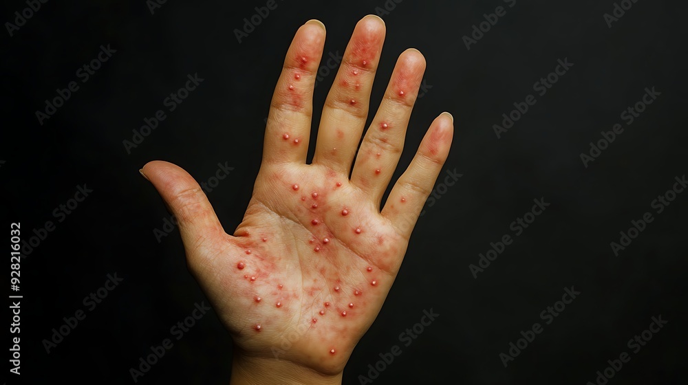 Monkeypox new disease dangerous over the world. Patient with Monkey Pox ...