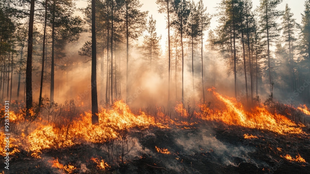 Forest fires can lead to soil erosion and water contamination, as the ...
