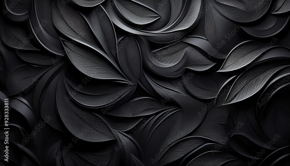 very high-quality, cinematic black seamless wallpaper with deep ...