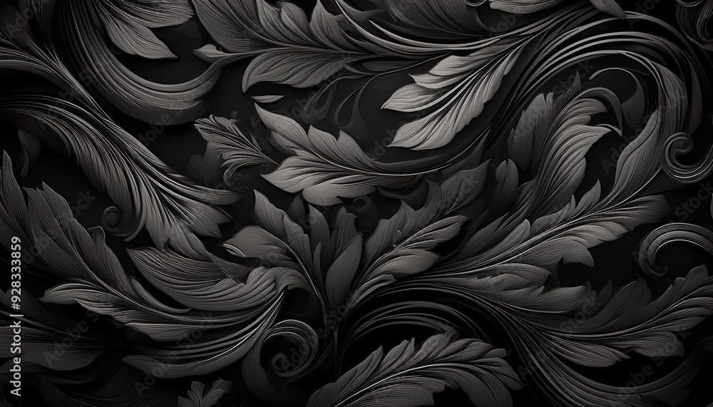 very high-quality, cinematic black seamless wallpaper with deep ...