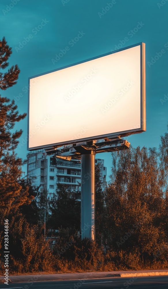 Outdoor Billboard Model Illuminated by City Twilight: A Conceptual ...