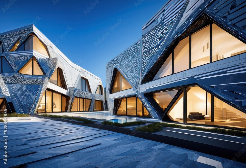 detailed architectural blueprints highlighting innovative structures ...